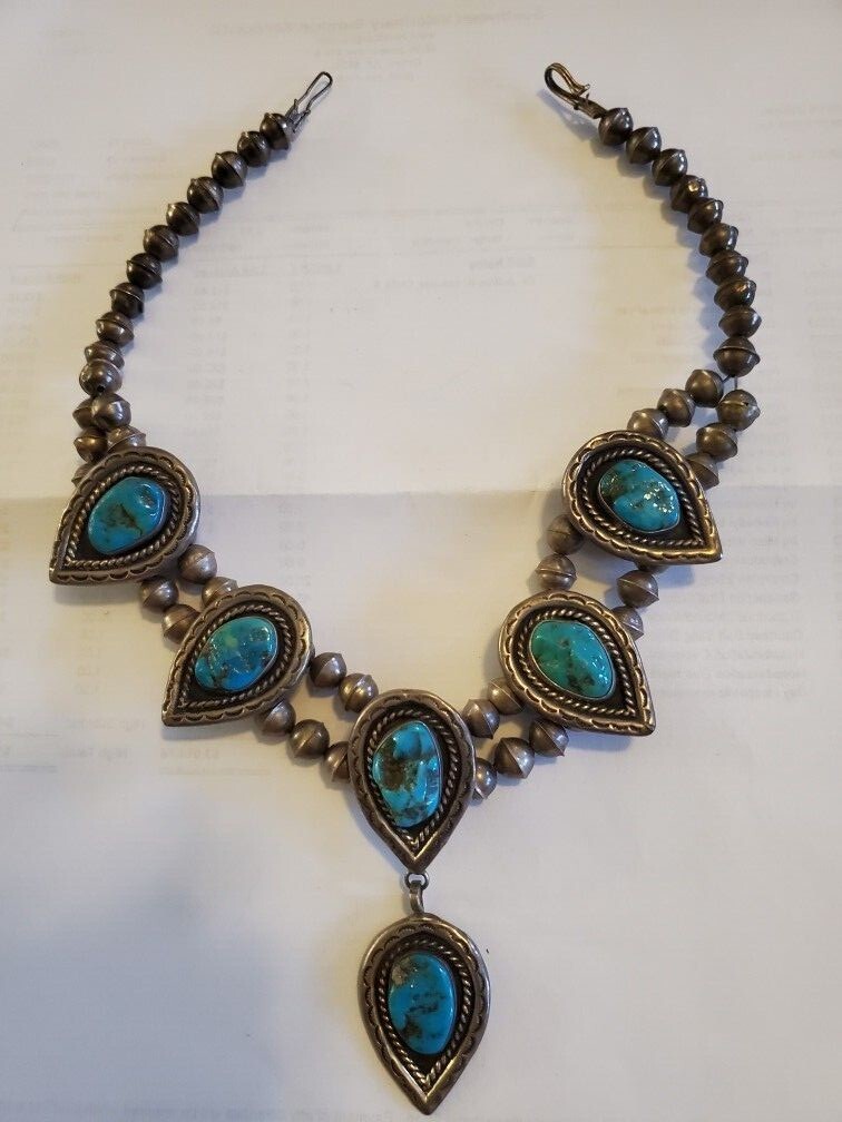 Native American turquoise necklace - Gem