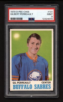 1970 OPC #131 GILBERT PERREAULT ROOKIE CARD PSA 9 MINT | eBay