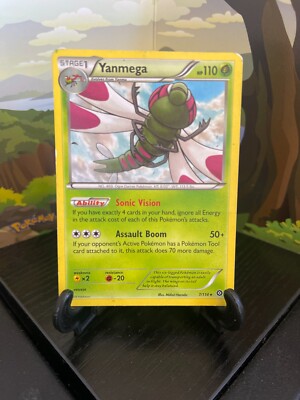 Yanmega 7/114 - Steam Siege - Rare - Pokemon Card TCG - HP | eBay