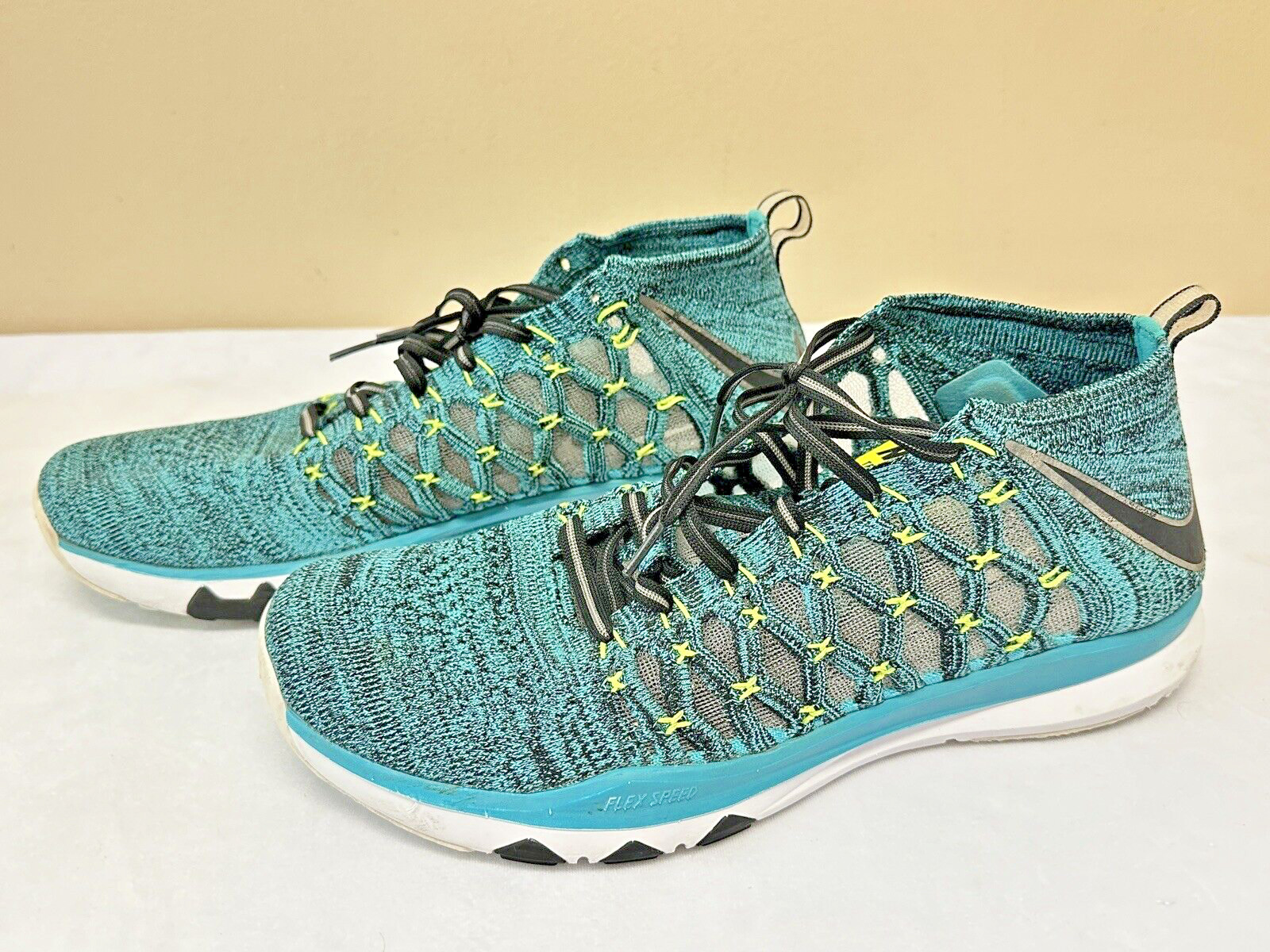 Nike Mens 11.5 Train Ultrafast Flyknit Training Runni… - Gem