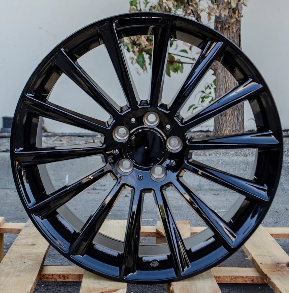 GLOSS BLACK OUT ANY SIZE WHEEL RIM POWDER COATING REMANUFACTURING | eBay