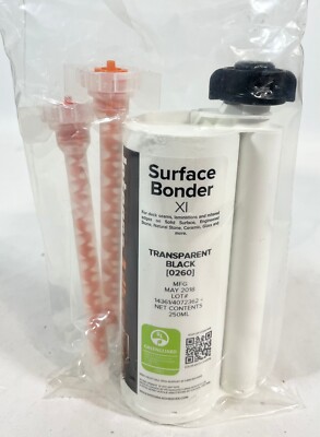 Integra Adhesives Surface Bonder XL 250ML Transparent Black 0260 | eBay