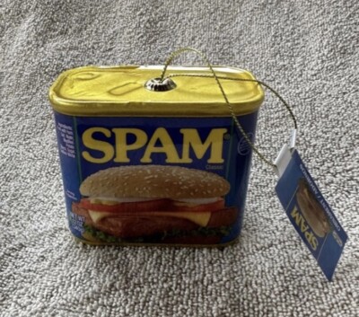 2022 SPAM Hormel Foods Decoupage Christmas Tree Ornament Ruz Meat In A ...