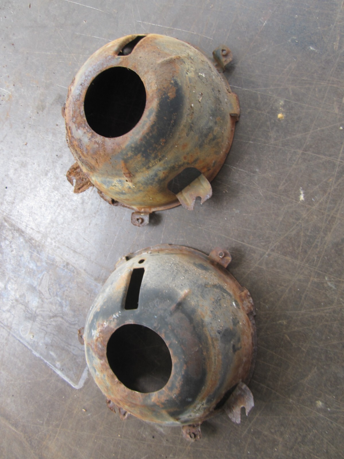 68-74 FORD ECONOLINE HEADLIGHT MOUNT BUCKETS OEM PAIR | eBay