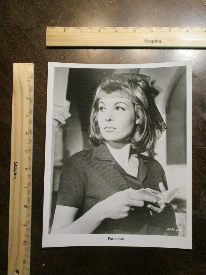 PRESS PROMO PHOTO 1963 BRITISH HORROR MOVIE PARANOIC JANETTE SCOTT B&W ...