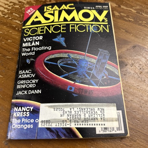 Isaac Asimov Science Fiction Magazine April 1989 Victor Milan The ...