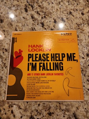 Vintage 1962 Hank Locklin‎ Please Help Me I'm Falling RCA LPM-2291 Mono ...