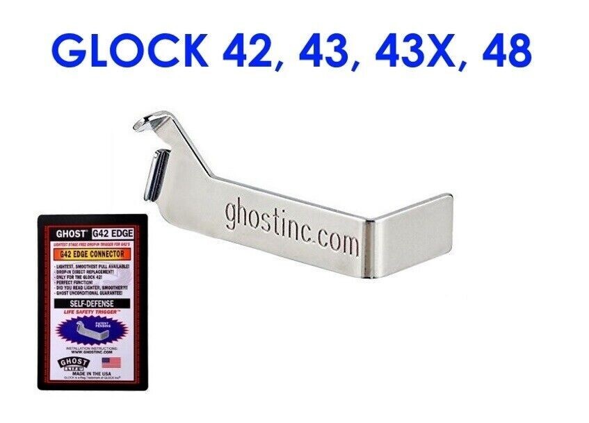 Ghost Inc Edge Glock 42 / 43 / 43x / 48 - 3lb Trigger Connector 813978020006| eBay