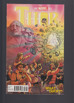 THOR #7 (Ryan Brown Howard the Duck Variant Cover, Jason Aaron) VF 2015 ...