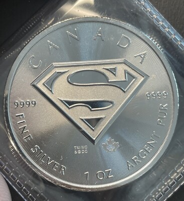 2016 CANADIAN 5 DOLLAR .9999 FINE SILVER 1 OZ SUPERMAN COIN BU (B1) | eBay