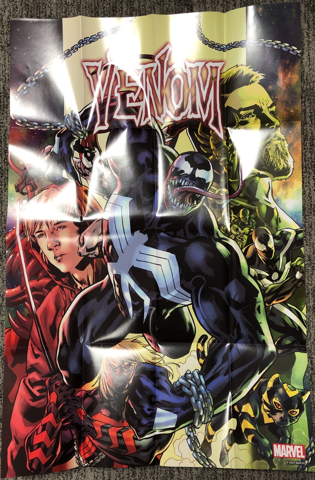 VENOM #18 MARVEL COMICS PROMO POSTER (NEW) 2023 BRYAN HITCH | eBay