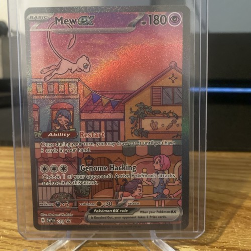 Mew ex SVP053 Illustration Rare Alt Art Rare Promo Fresh Out Of Pack To ...