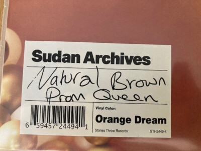 Sudan Archives - Natural Brown Prom Queen 2 x LP COLORED Vinyl Album ...