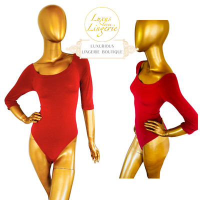 LISBON STRING BODY by Wolford S Small rust rot Ärmel Opaque Naturel ...