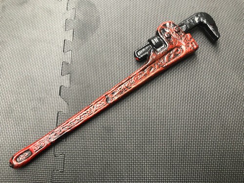 Monkey Wrench Halloween Plastic Weapon Horror Mechanic Spanner Costume ...