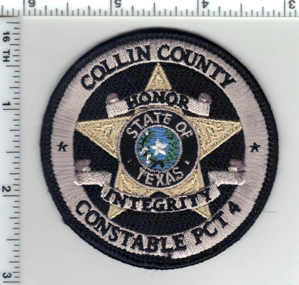 Collin County Constable Pct 4 (Texas) Baseball Cap Patch from 2013 ...