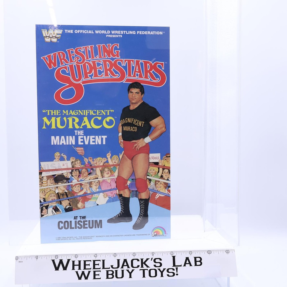 The Magnificent Muraco Original Poster 1986 WWF LJN Wrestling Vintage ...