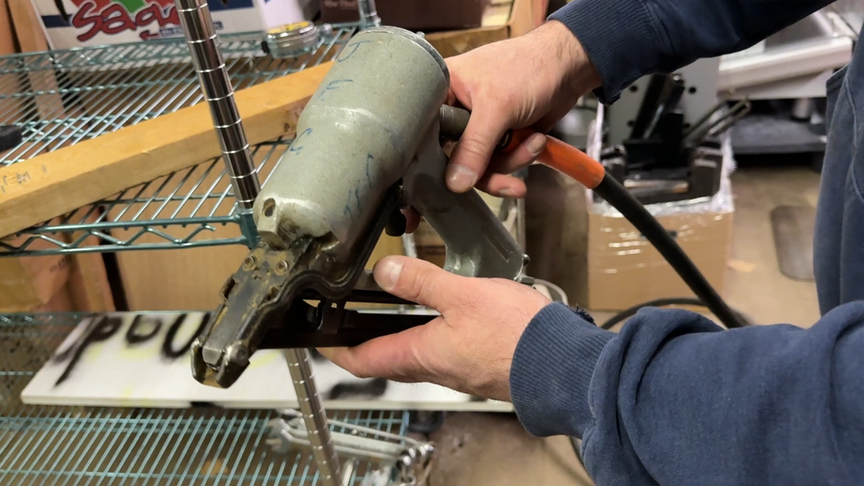 VTG Senco-Matic Model SN1 Angle Finish Nailer 15ga strip Nails *FOR ...