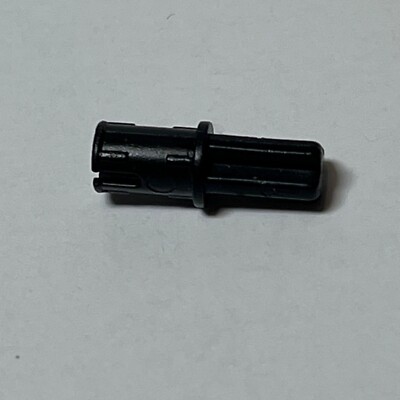 LEGO Technic, Axle 1L with Pin with Friction Ridges, Part 43093, BLACK ...