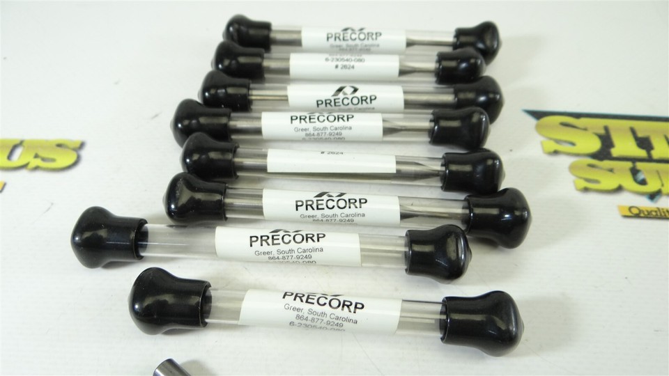 LOT OF 8 NEW PRECORP SOLID CARBIDE STRAIGHT FLUTE DRILLS 2.0MM | eBay