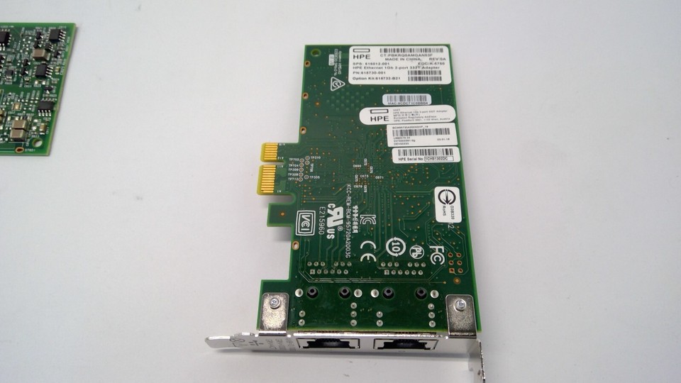 Lot of 6 HP 332T Dual-Port/2-Port Gigabit 1GBe PCI-Ex Network Card Low ...