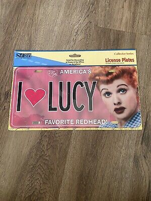 I Love Lucy License Plate "America's Favorite Red Head!" - New | eBay