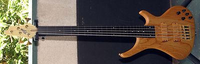 BOSSA 5 STRING FRETLESS BASS GUITAR VINTAGE FROM 90'S NEW GREAT OLD ...