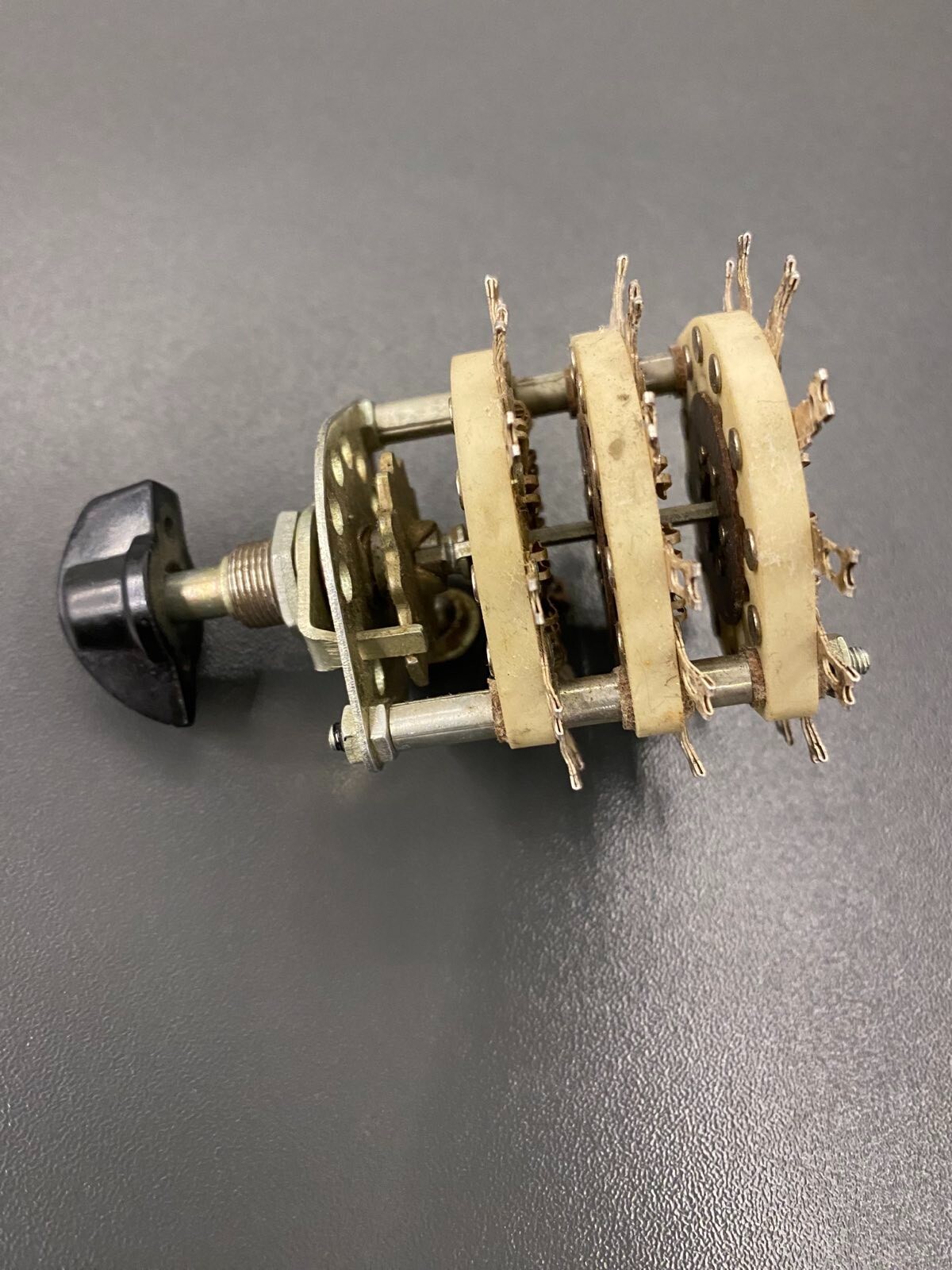 Ceramic Rotary Switch 9 pole 3 positions with knob Make-Before-Break ...