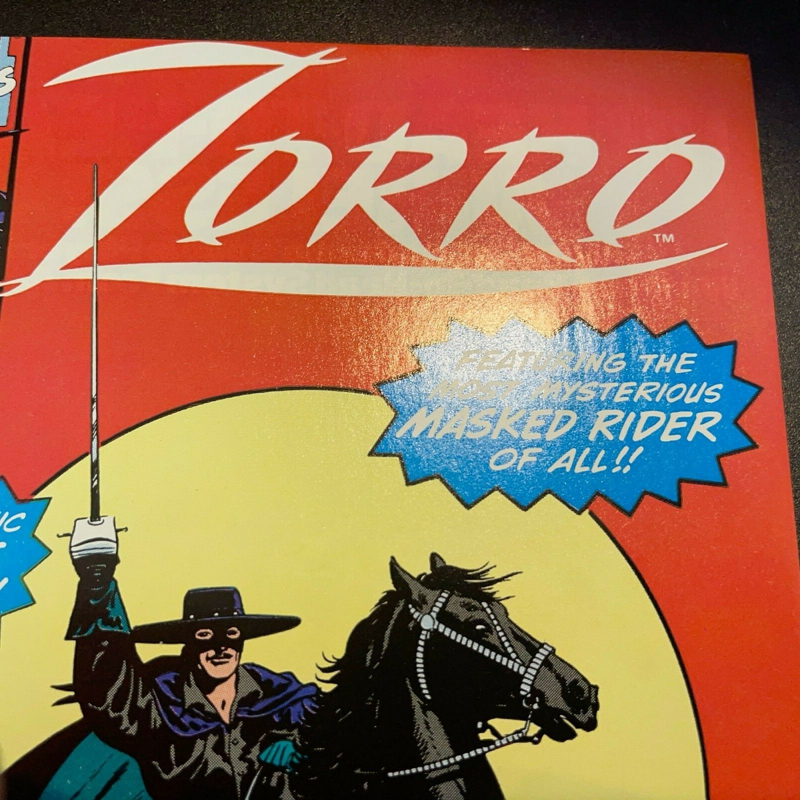 ZORRO #1 Marvel Comics 1990 Key Collectible Masked Rider | eBay