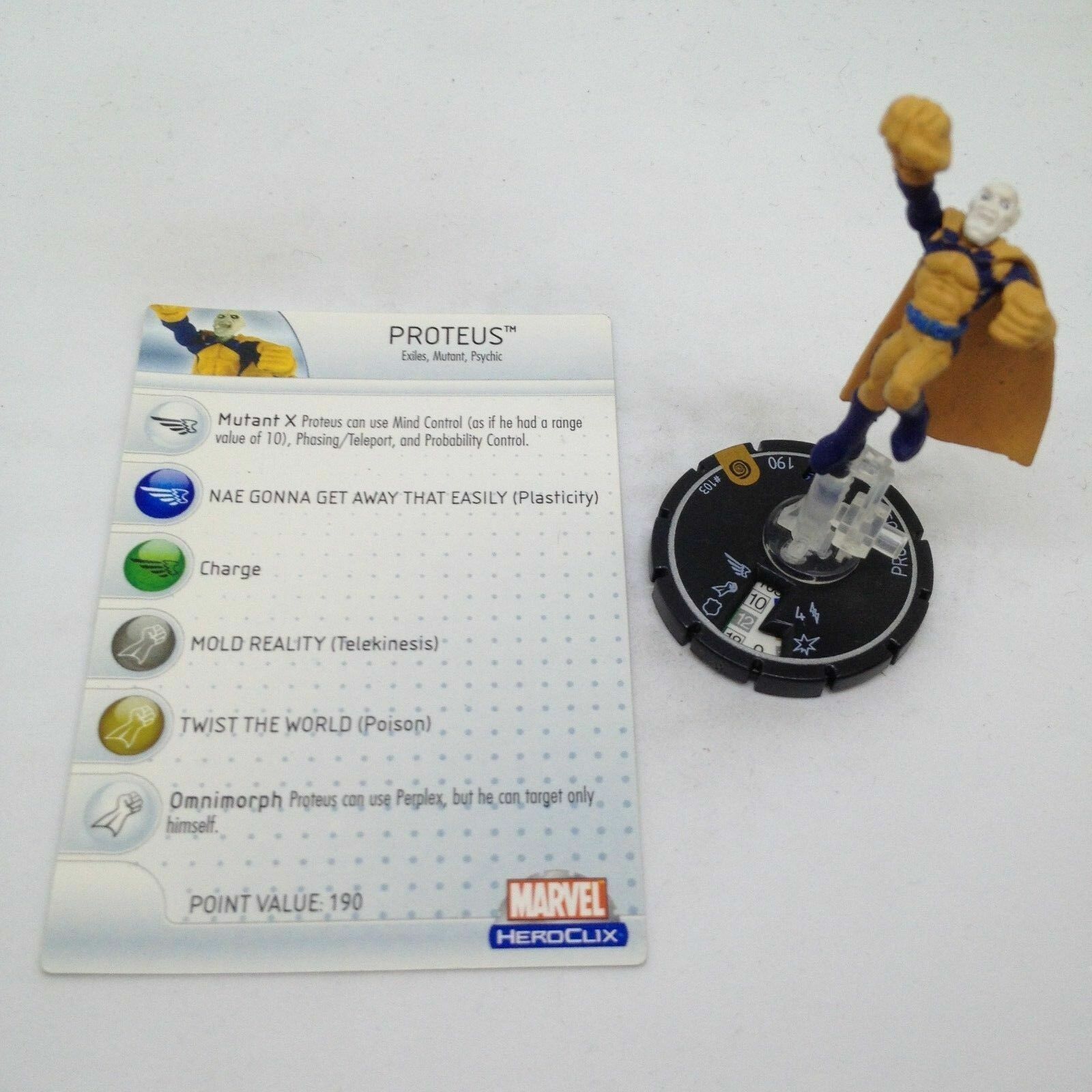 Marvel Heroclix Mutations & Monsters 103 Proteus Limited Edition | eBay