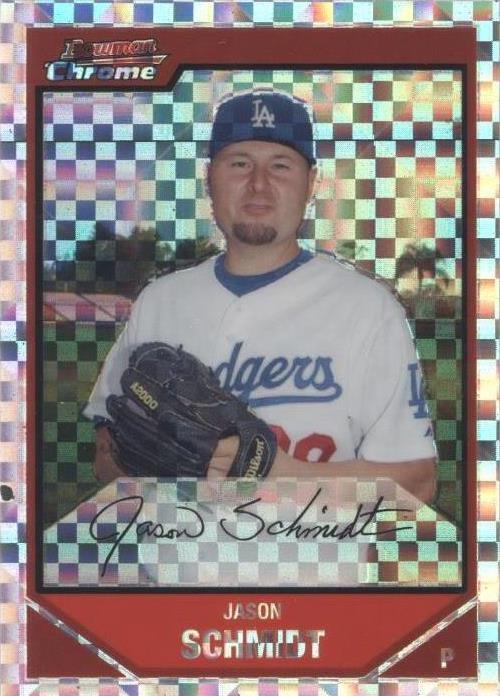 2007 Bowman Chrome - Jason Schmidt #121 X-Fractor /250 for sale online ...
