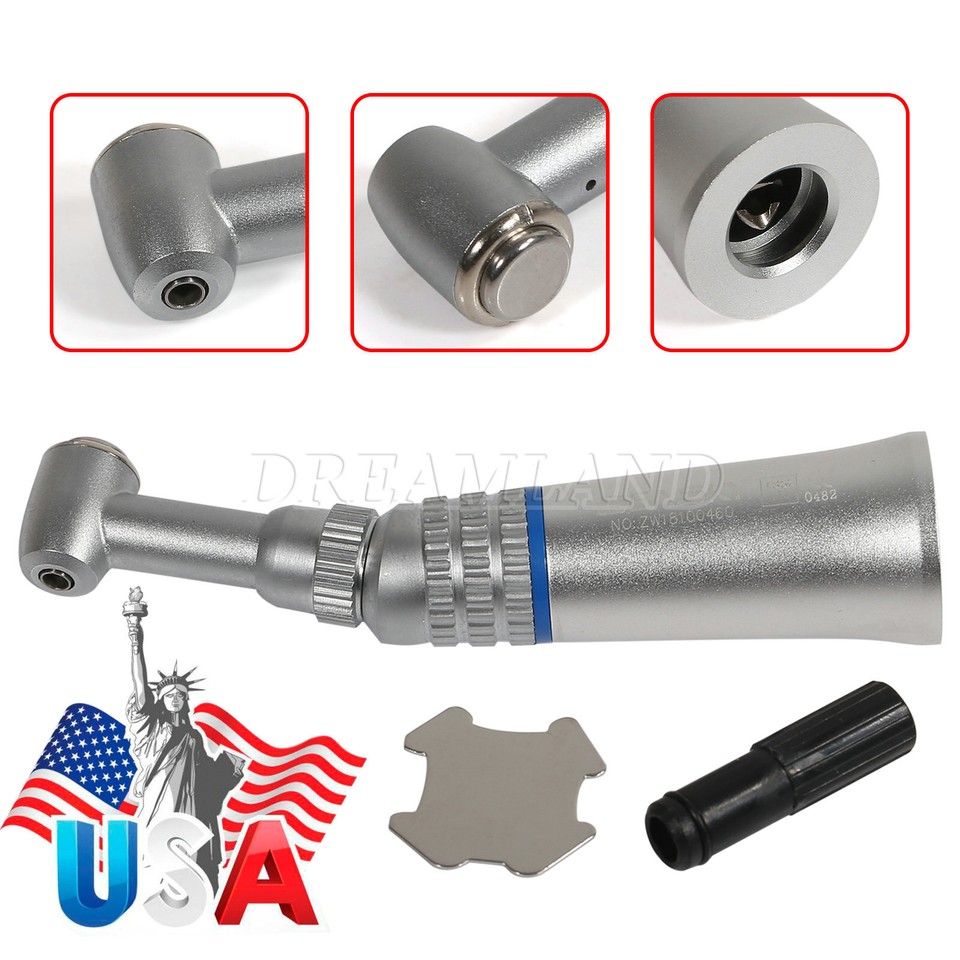 Dental Low Speed Push Button Contra Angle Handpiece Fit RA2.35mm/ FG1 ...