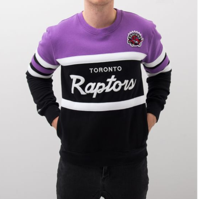 Toronto Raptors Mitchell & Ness Men's NBA Head Coach Crew Sweatshirt | eBay