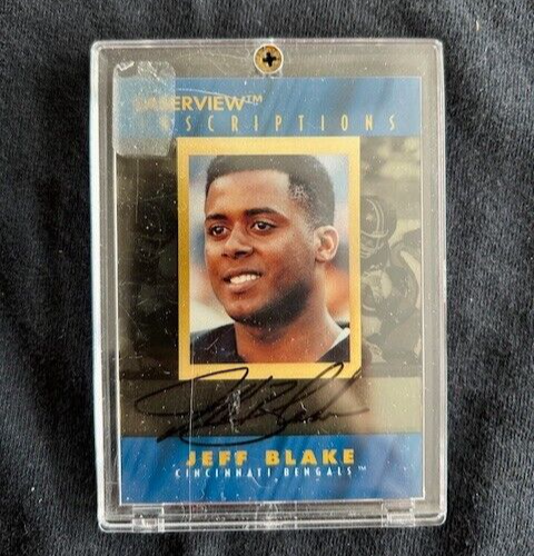 Jeff Blake Certified Auto Card On Card Autograph | eBay
