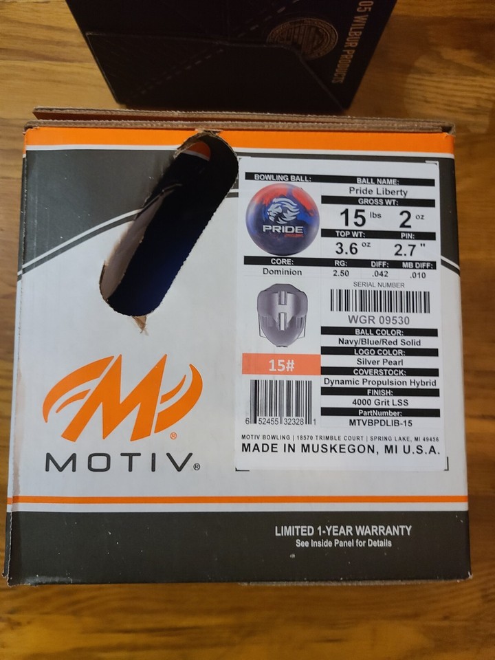 New 14# and 15# Motiv Pride Liberty Bowling Ball | 1st Quality | eBay