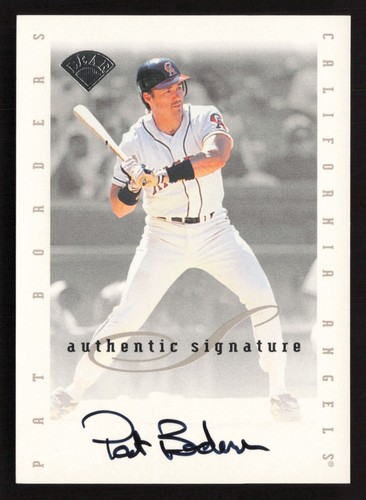 Pat Borders 1996 Leaf Signature Series Auto Extended Series Autograph ...