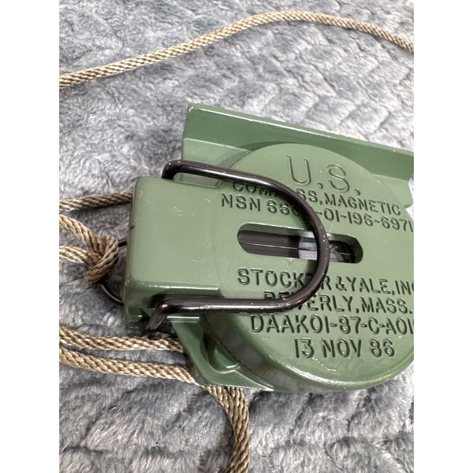Vintage Stocker & Yale US Military Magnetic Compass NSN 6605-01-196 ...