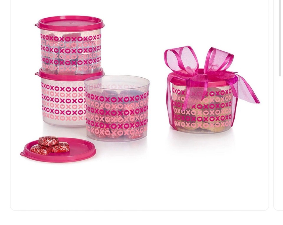 Tupperware Mini XOXO canisters! New! | eBay