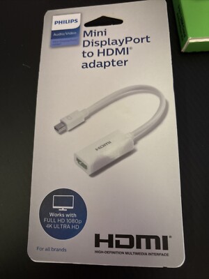 Philips Accessories Mini DisplayPort to HDMI Adapter Tablet/Computer To ...
