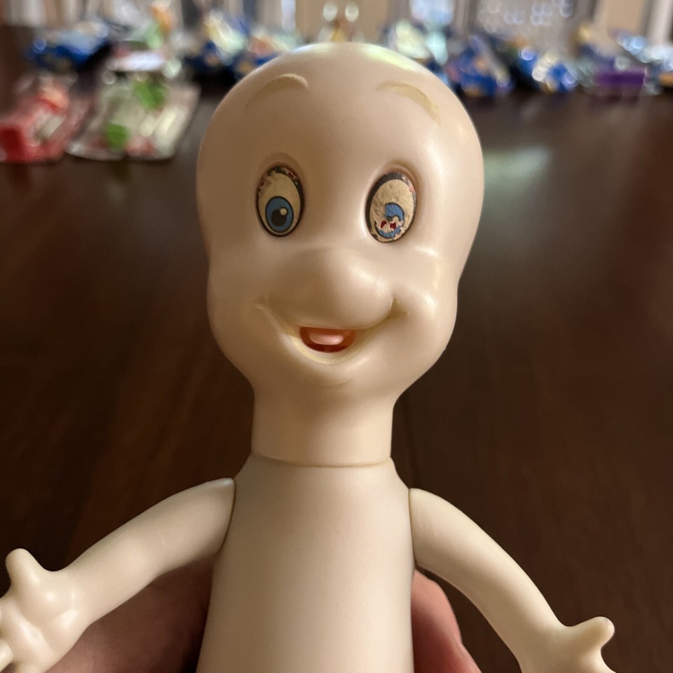1994 VTG CASPER THE FRIENDLY GHOST Nite Glow Eye-Popping Toy Tyco 1025 ...