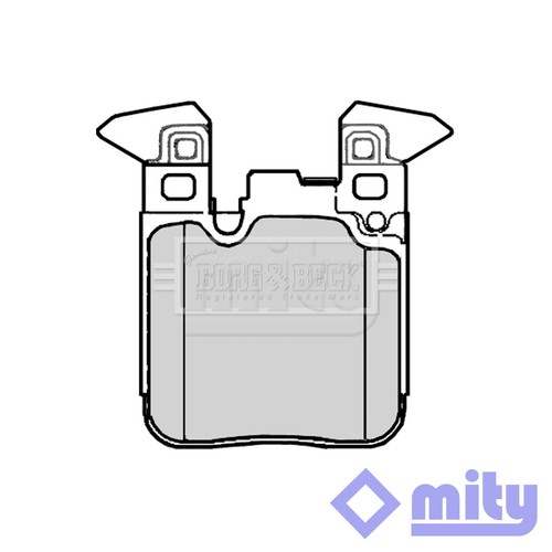 Fits BMW 1 Series 3 2 4 Brake Pads Set Rear Mity 34218099354 | eBay