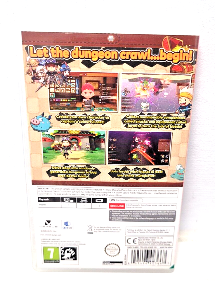 Snack World The Dunegon Crawl Gold Nintendo Switch EXCELLENT Condition | eBay