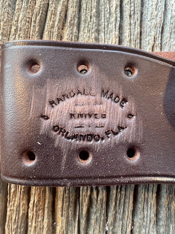 Randall Model 14-7.5 18-7.5 Brown Leather Knife Sheath 2nd Second ...