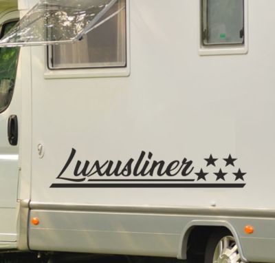 Aufkleber Wohnwagen Wohnmobil Caravan Camper Auto 2x LUXUS LINER ...