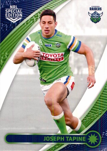 2024 Canberra Raiders NRL TLA Special Edition Card - Joseph Tapine | eBay