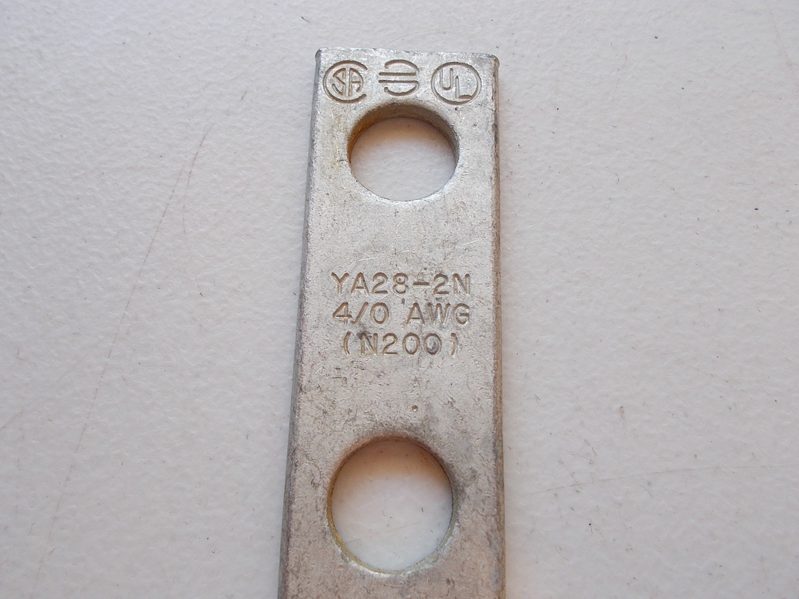 Burndy YA28-2N 4/0 AWG N200 Purple Die 15 Terminal Lug Compression ...