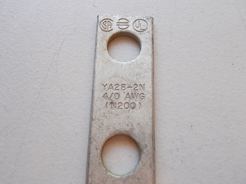 Burndy YA28-2N 4/0 AWG N200 Purple Die 15 Terminal Lug Compression ...