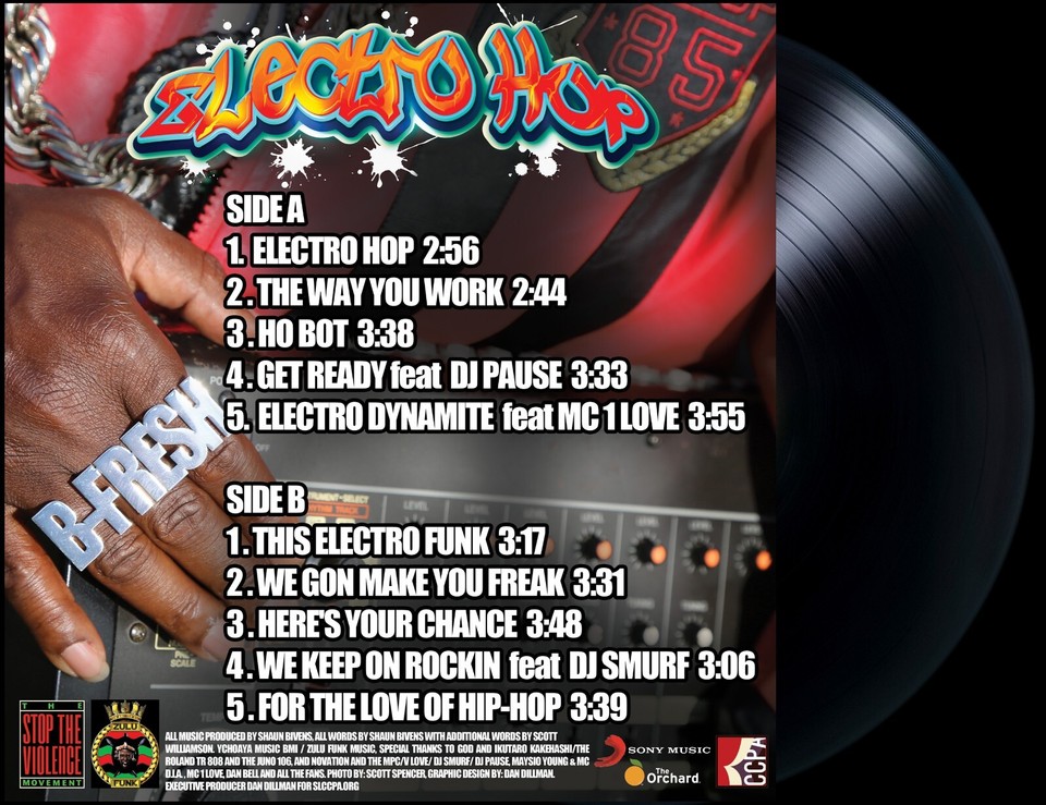 New 2022 Electro Hop by Shauny B Fresh Black Vinyl LP Record Album | eBay