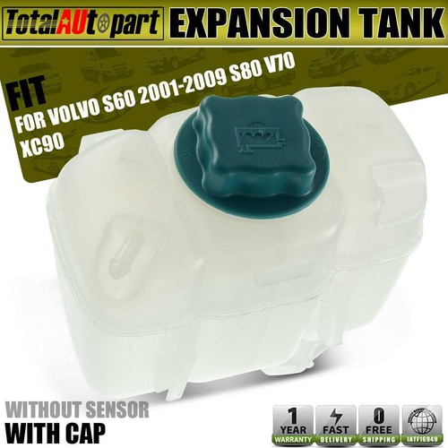 Engine Coolant Expansion Tank w/ Cap for Volvo S60 S80 V70 XC90 98-14 ...