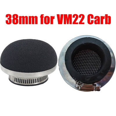 Carburetor Air Filter Cleaner 38mm Velocity Stack GY6 VM26 PZ26 Foam ...